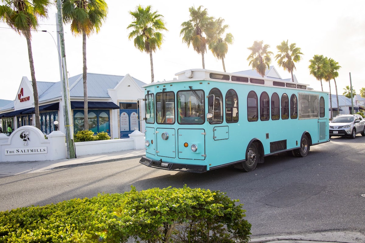 Turks and Caicos Trolley Tour | Guided Island Trolley Bus Tours